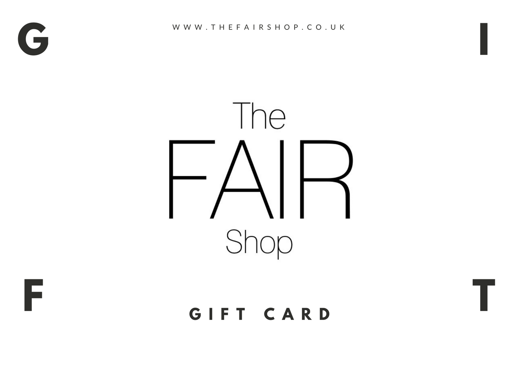 Gift Cards – The FAIR Shop